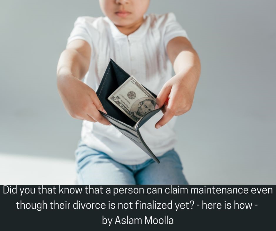 Claiming Maintenance Before Finalizing Your Divorce? Rule 43